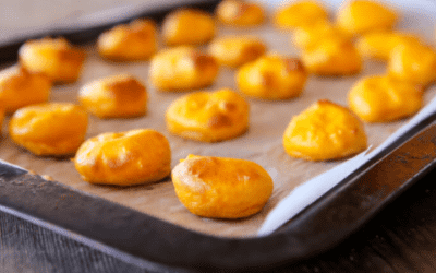 Cheesy Pumpkin Puffs - Sam's Kitchen