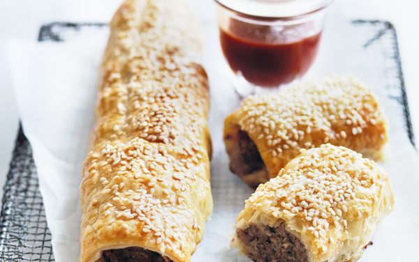 Lamb and Mint Sausage Rolls - Sam's Kitchen