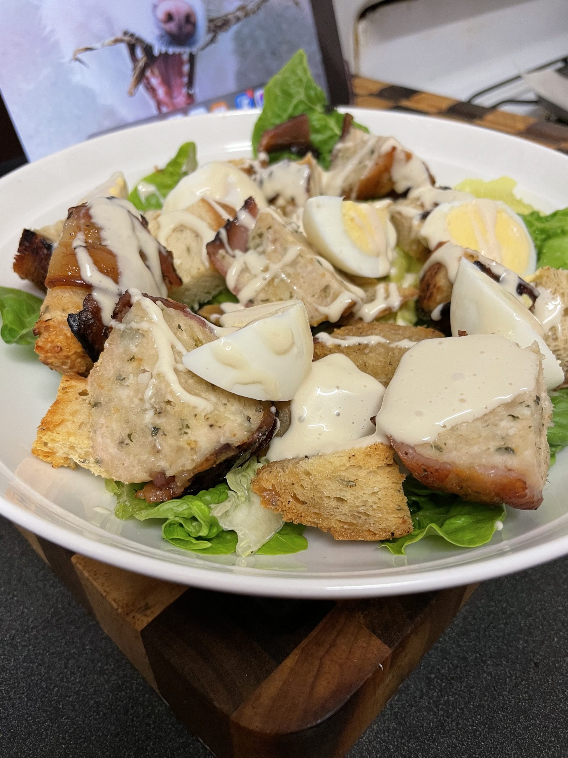 Chicken Caesar Rissoles - Sam's Kitchen