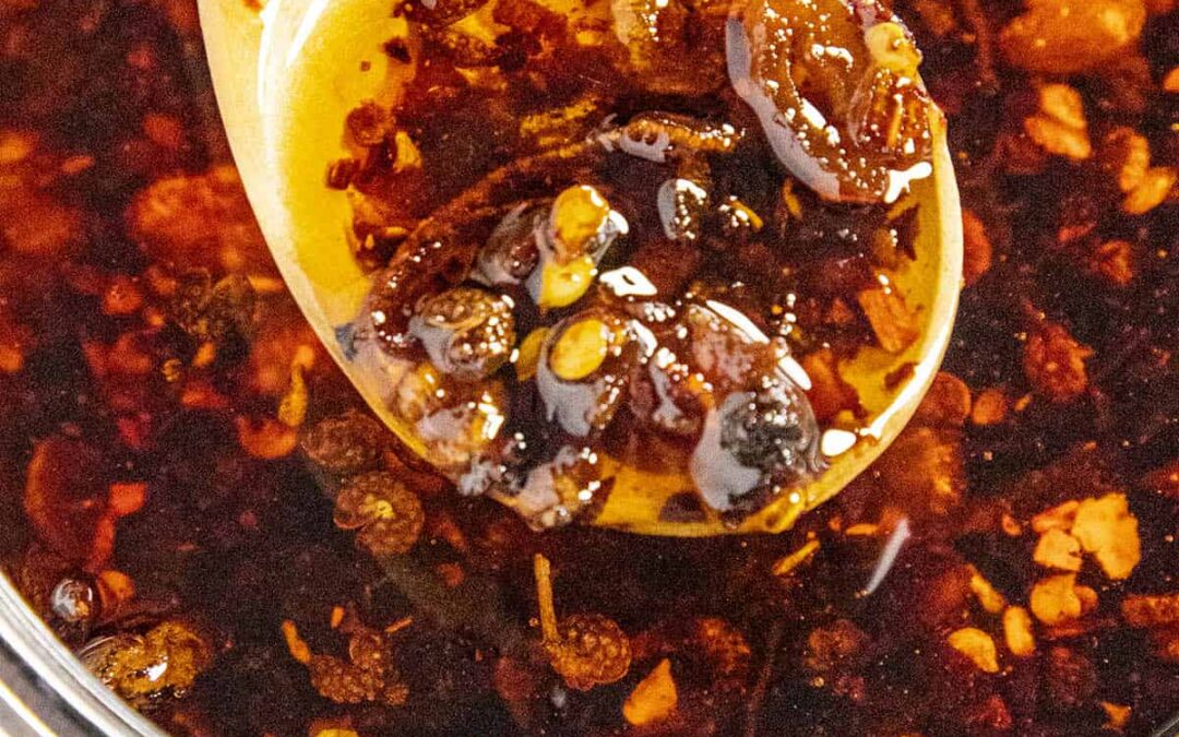 Spicy Chili Oil with Crispy Bits - Sam's Kitchen